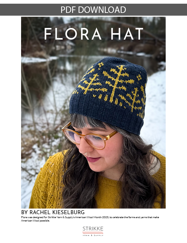 Flora Hat Pattern - PDF Download – Strikke Yarn & Supply